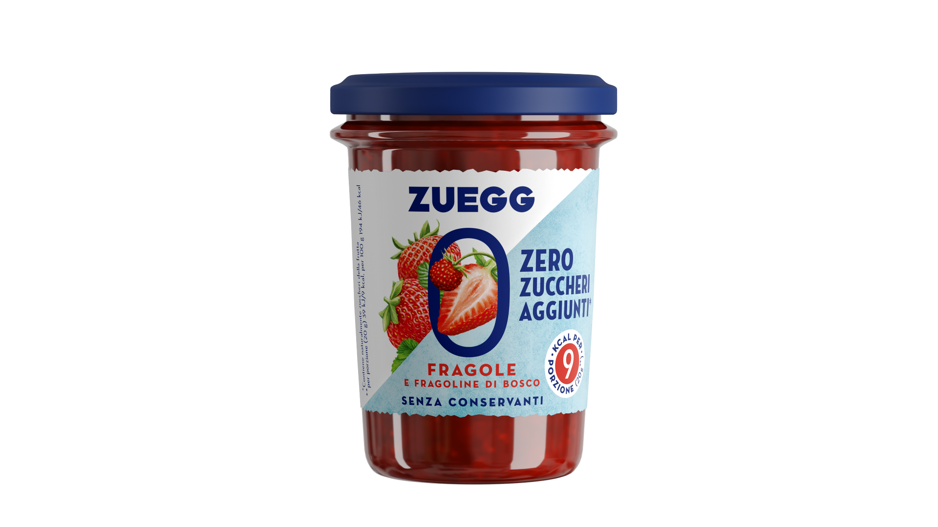 JAM "ZERO ADDED SUGAR" STRAWBERRY Zuegg 220gr – Foodylands